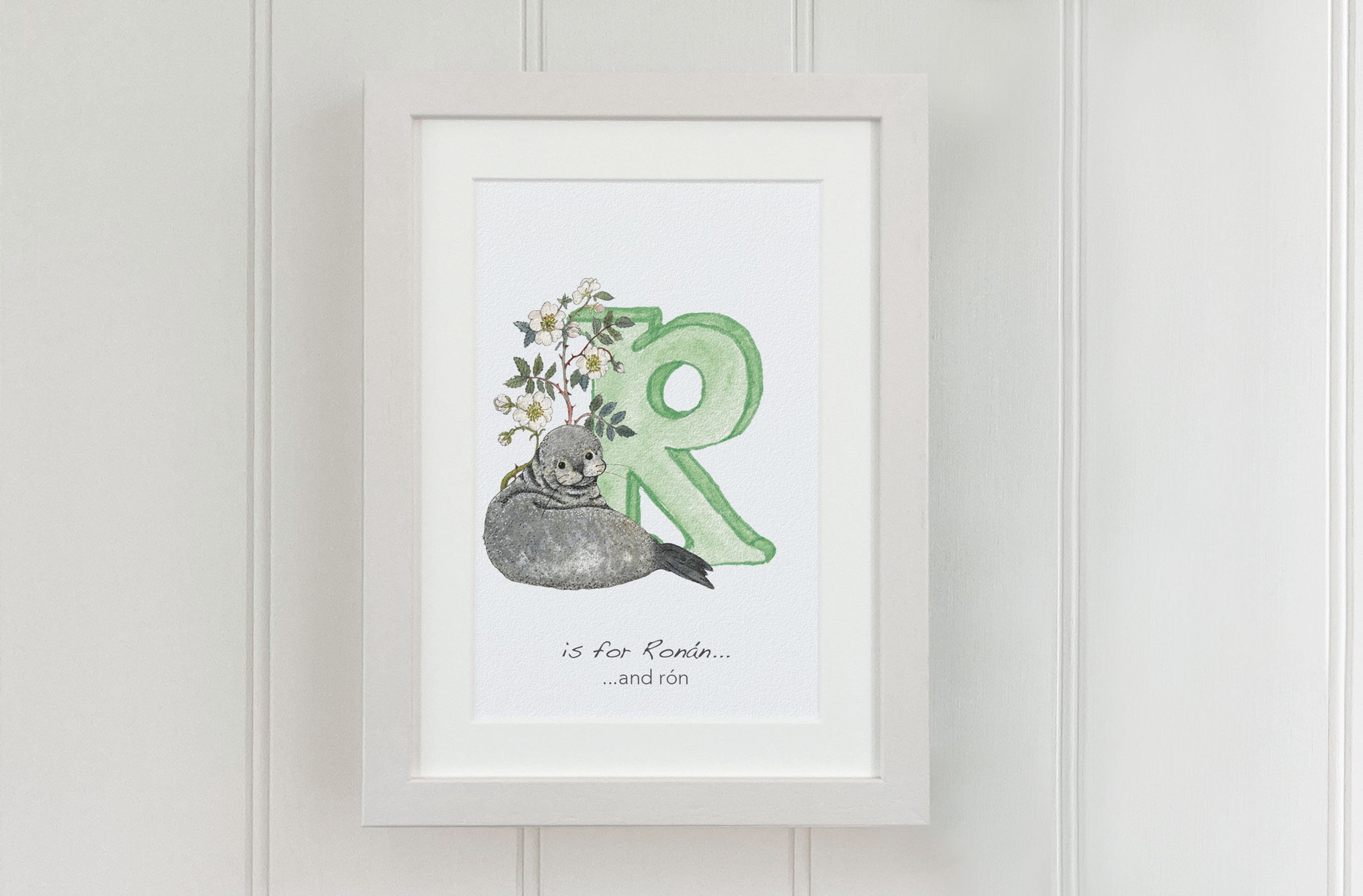 Personalised Irish Alphabet Letters - fiadhandfinn